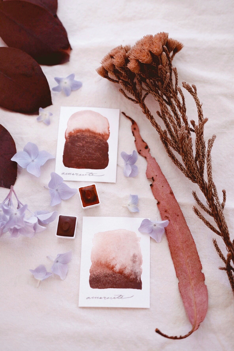 Ocean Sediment + Mineral watercolor palette — Wildthorne
